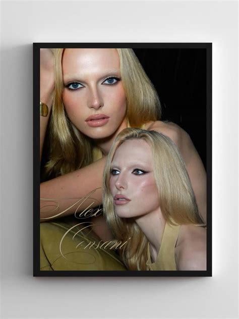Alex Consani Model Poster Etsy