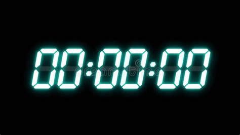 Digital Timer Countdown 4k Animation Stock Footage Video Of Emergency