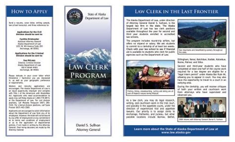 Law Clerk Program Alaska Department Of Law State Of Alaska