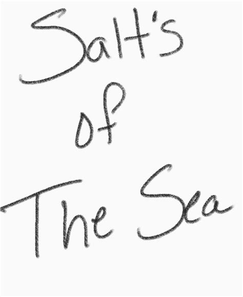 Salts Of The Sea Arabic Calligraphy