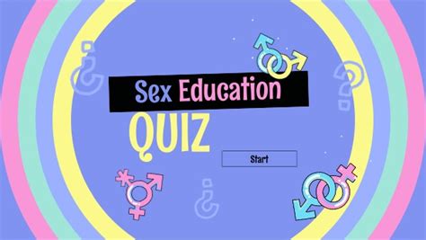 Sex Education Quiz Genially