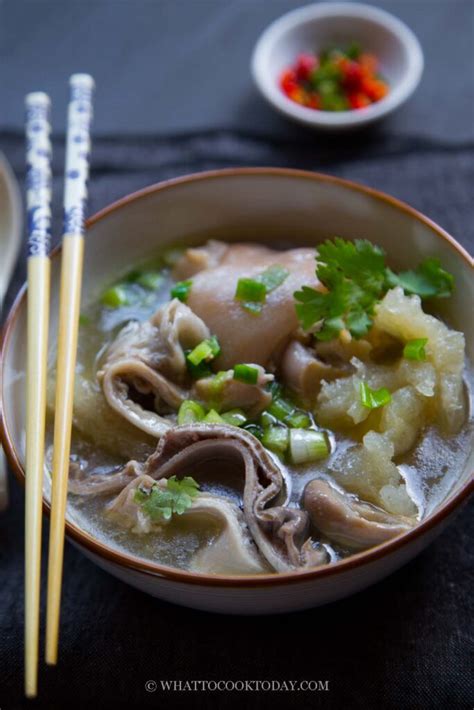 Pig Stomach Soup With White Peppercorns Instant Pot Or Stove Top