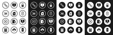 Set Safe Combination Lock Wheel House Under Protection Eye Scan Chain Link Lock Computer