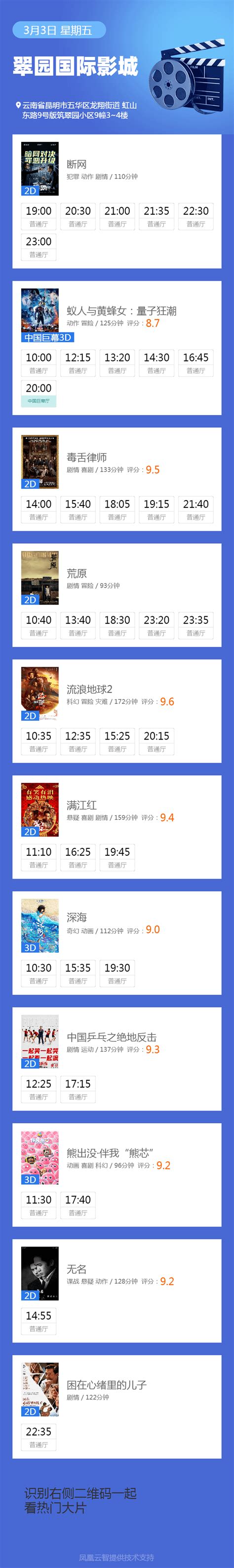 每日影讯3月3日