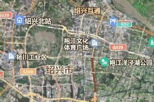 绍兴市地图 卫星地图、高清全图 我查