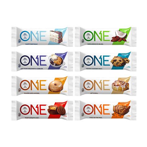 One Bars Peanut Butter Pie Flavored Protein Bars 2 12 Oz 4 Count Box