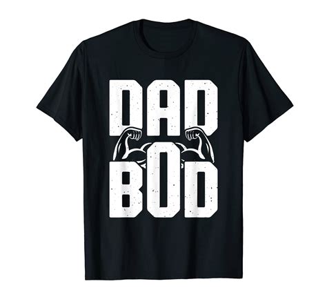 Buy Mens Dad Bod Muscle Dad Jokes Her Funny Dad Bod T Shirt Online At Desertcartindia
