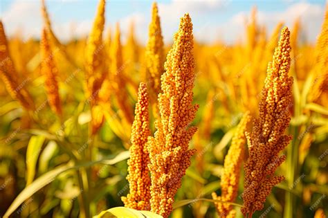 Premium Photo Green Sorghum Exploring The Harvesting Natures T Of