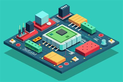 A Detailed Design Of A Customizable Printed Circuit Board Featuring Multiple Components And