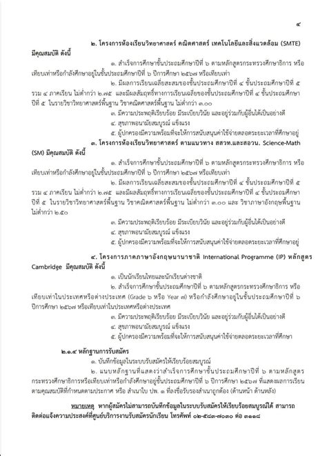 โครงการห้องเรียนพิเศษ โรงเรียนสวนกุหลาบวิทยาลัย นนทบุรี