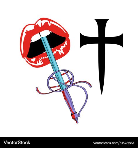 Lips Royalty Free Vector Image Vectorstock