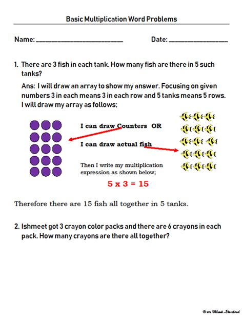 3rd Grade Math Basic Multiplication Word Problems — Steemit