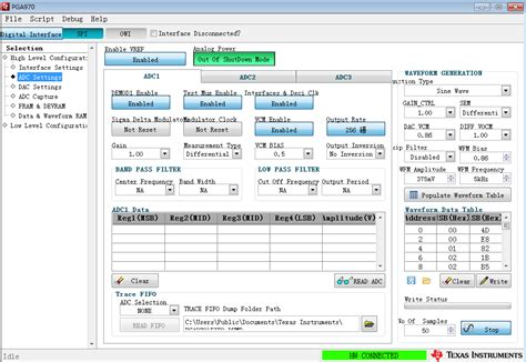 Ccspga970evm Waveform Frequency Error Data Converters Forum Data Converters Ti E2e