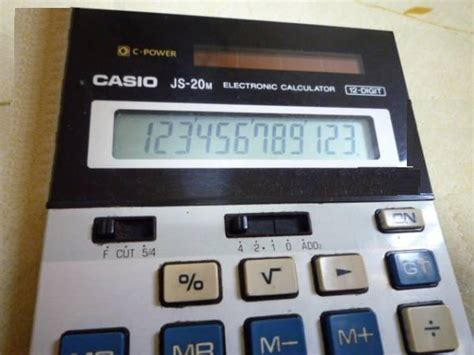 Casio Js 20m Calculatrice Lcd Casio Js20m Bibliothèque Des
