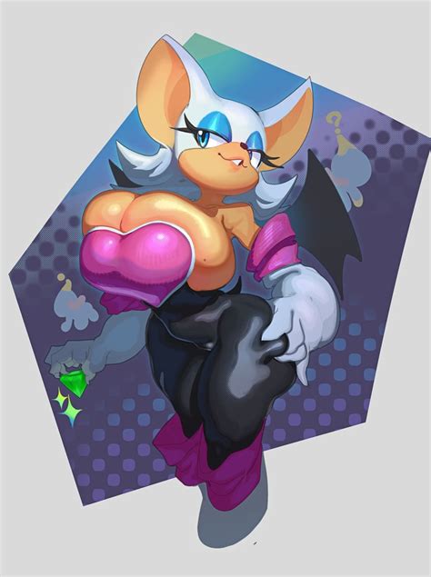 Rouge The Bat Sonic Drawn By Flra Danbooru