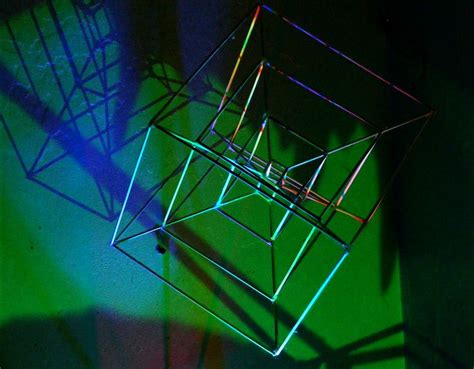 Hyper Hyper Cube 3 Green Led Light And Shadow Led Lights
