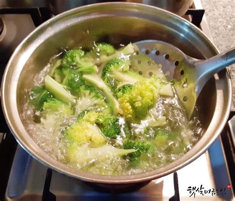 브로콜리 손질법과 세척법 데치는법 시간 요것만 기억해