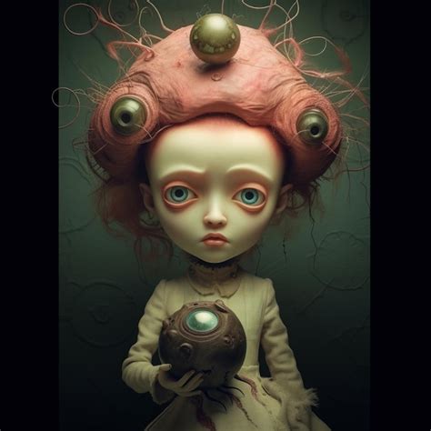 Premium Ai Image Steampunk Doll