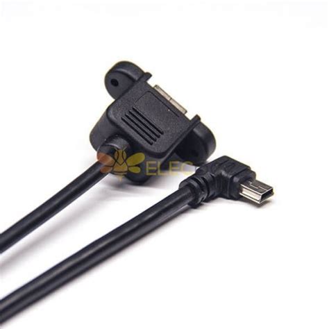 Pcs Usb To Mini Usb Type B Female To Mini Usb Male Right Angle