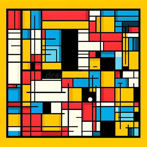 Abstract Geometric Background With Rectangles Vector Illustration