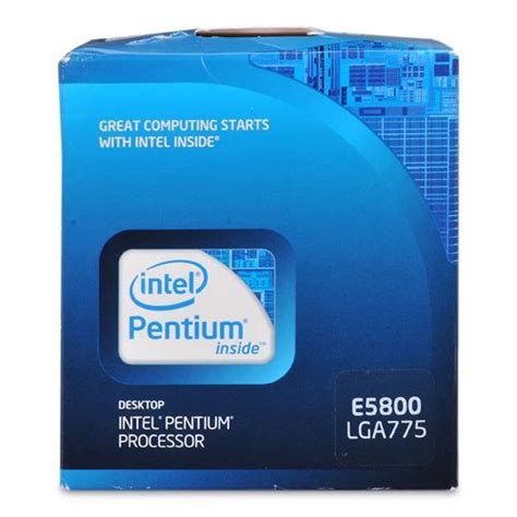 Intel Pentium Dual Core E5800 Processor Socket LGA775 - BX80571E5800 ...