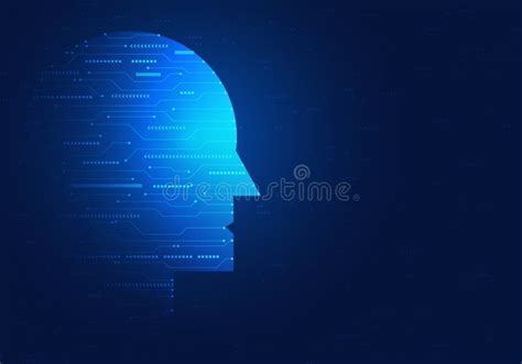 Smart Technology Or Artificial Intelligence Helps Organize User Information Stock Vector