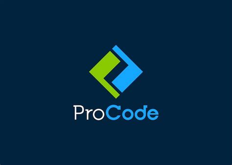 Premium Vector Minimalist Coding Logo Design Template Modern Style Programmer Logo