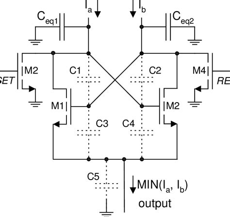 proposed lta circuit showing the reset transistors and parasitic