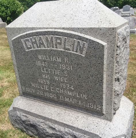 William Raymond Champlin 1843 1931 Find A Grave Memorial