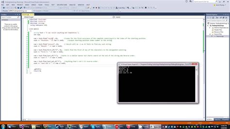 C Finding Substrings Youtube
