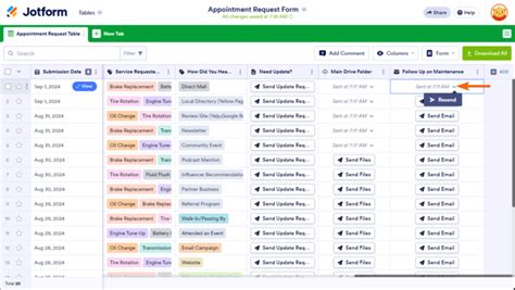 What Are Jotform Tables Action Buttons