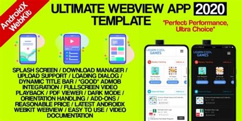 Ultimate Webview App Template Android By Harshnutechnologies Codester