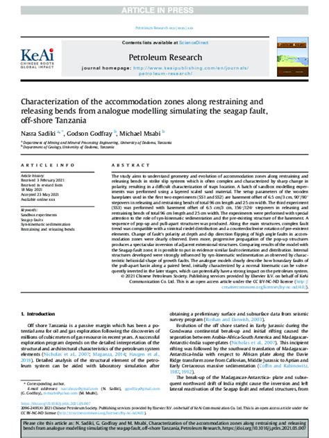 Pdf Characterization Of The Accommodation Zones Along Restraining And
