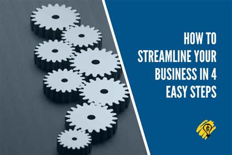 How To Streamline Your Business Processes In 4 Easy Steps