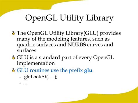 Ppt Introduction To Opengl Powerpoint Presentation Free Download