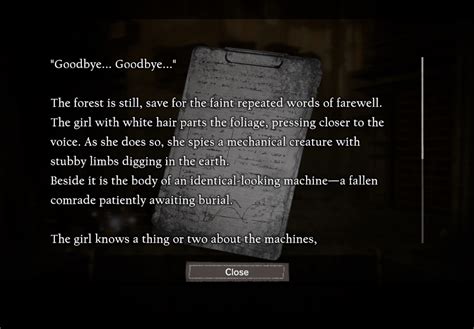 Really Short Automata Related Story In Reincarnation R Nier