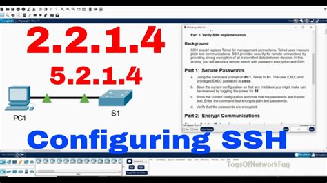 Ccna 2214 Packet Tracer Activity Configuring Ssh 5214