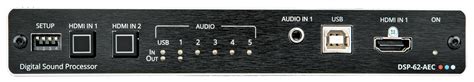 Kramer DSP 62 AEC 6x2 PoE Audio Matrix With DSP And AEC Full Compass Systems