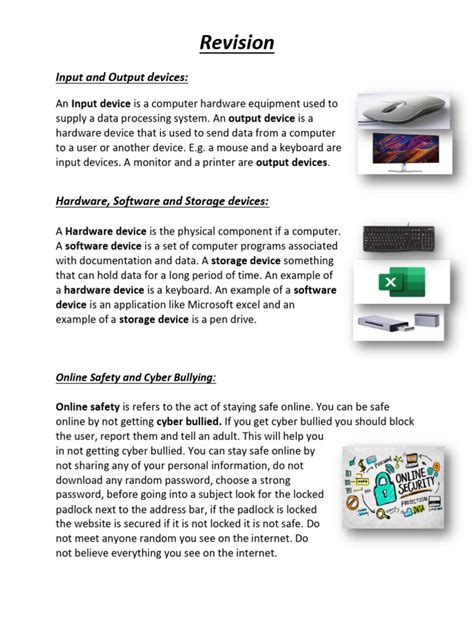 input and output devices download free pdf computer hardware