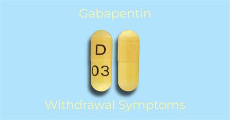 Gabapentin Withdrawal Effects Timeline And Treatment