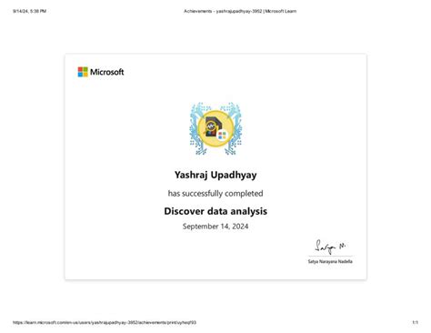 Dataanalysis Microsoftlearn Continuouslearning Datascience Analytics Yashraj Upadhyay