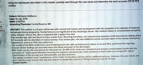 Lesson 5 Inpatient Coding Capstone Project Using The Techniques Described In This Chapter