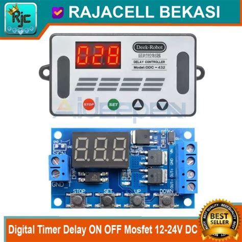 Jual Digital Timer Delay On Off Mosfet 12 24v Dc 400watt Switch Box Di Seller Consume