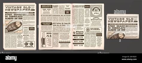 Full Page Newspaper Ad Template