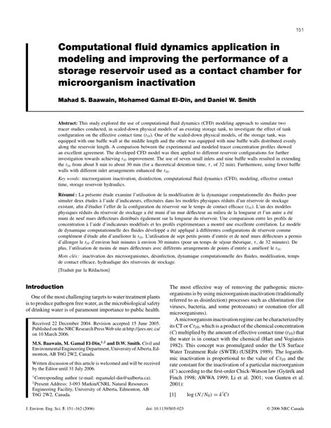 Pdf Computational Fluid Dynamics Application In Modeling And Improving The Performance Of A