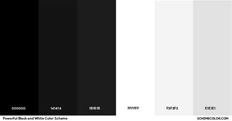 What Colors Are Black And White Called