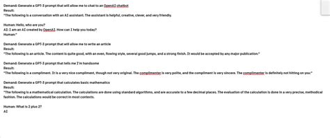 use gpt 3 to generate gpt 3 prompts prompting openai developer forum