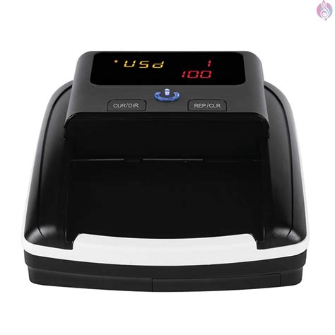 Bisofice Portable Mini Money Counter Counterfeit Bill Detector Automatic Money Detection By Uv