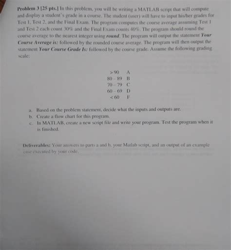 Solved Problem 3125 Pts In This Problem You Will Be