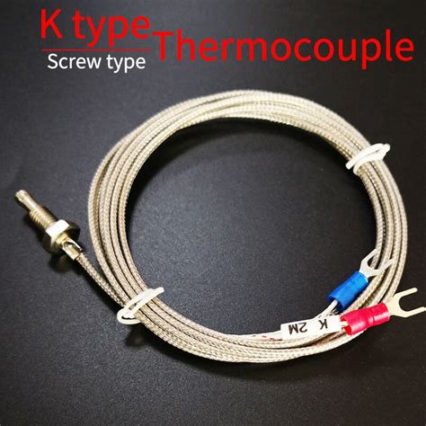 K And Pt100 Type Termoelementsonde 3 Leder Grandado